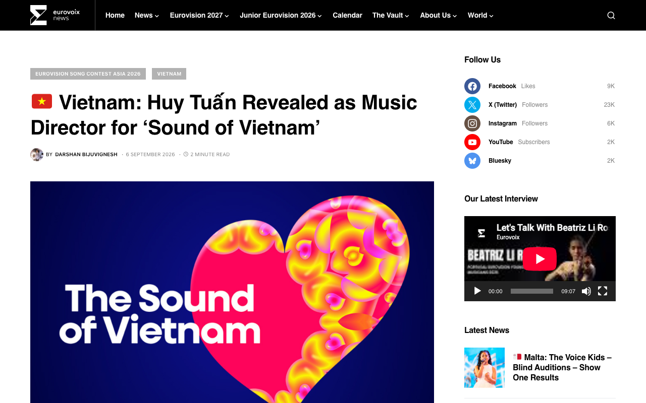 Vietnam Picks Tóc Tiên For Eurovision Asia 2026